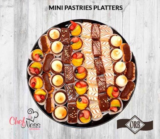 Mini Pastries Platter | Chefnessbakery
