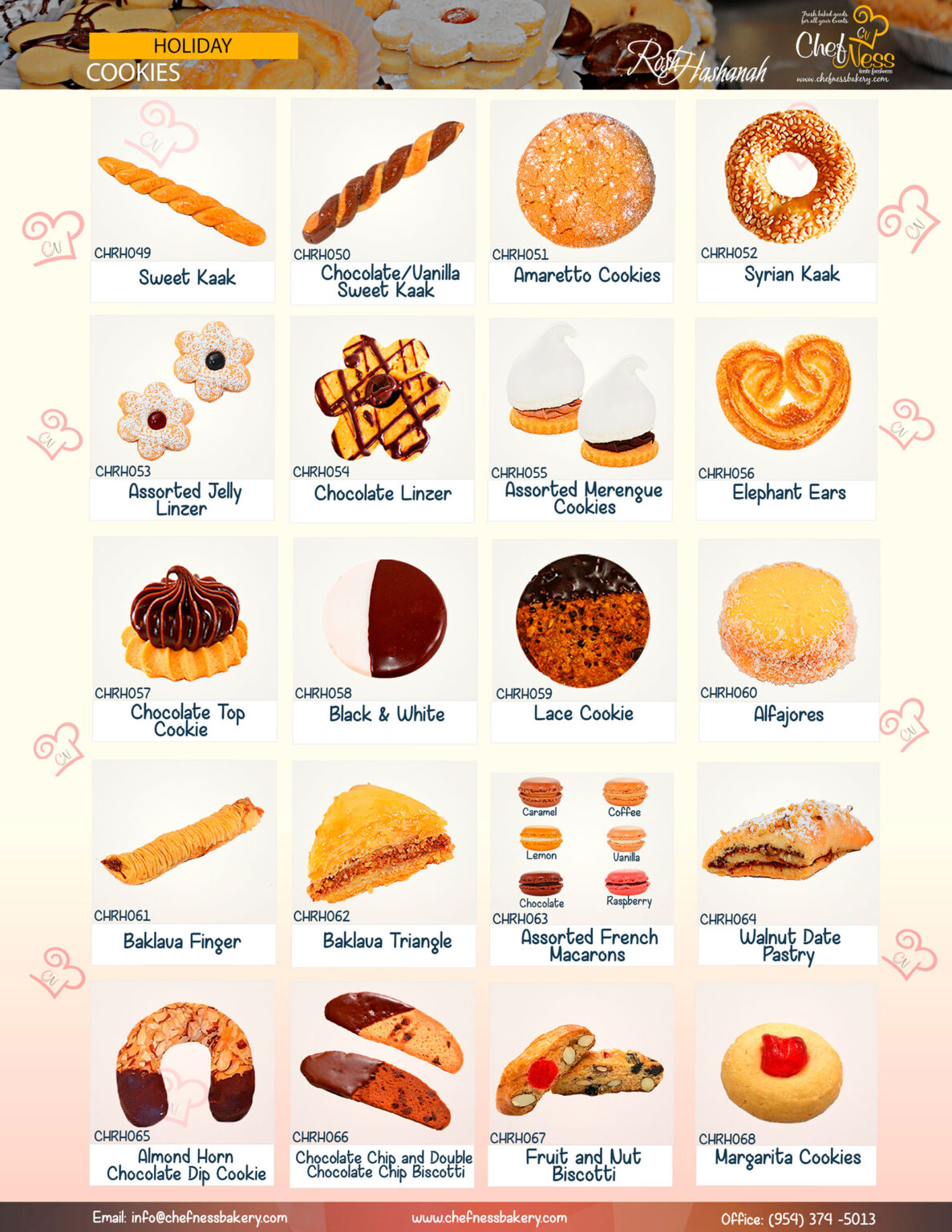 Rosh Hashanah Catalog | Chefnessbakery